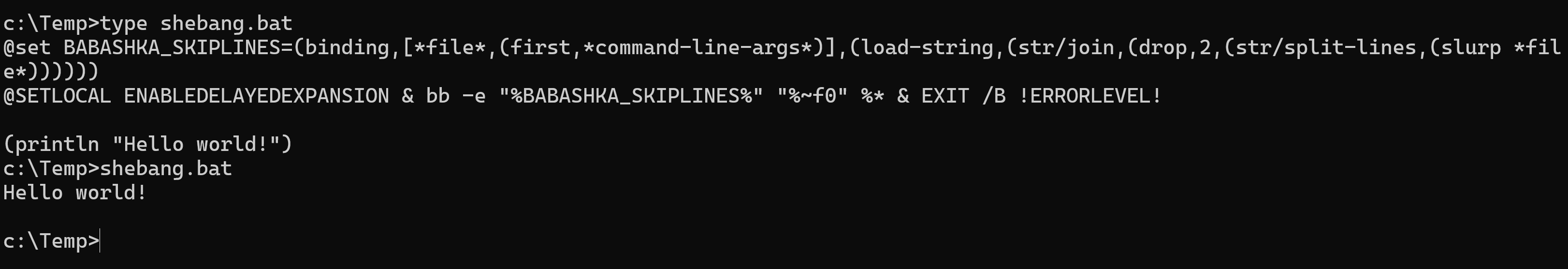 A command line switch like python's -x would be very helpful · Issue #766 · babashka/babashka ...