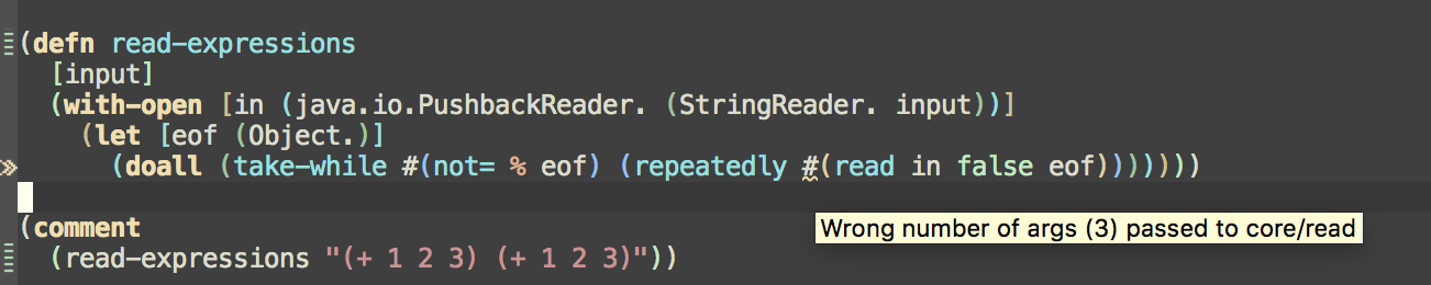 read is valid with 3 args, but linter gives warning · Issue #182 · candid82/joker · GitHub