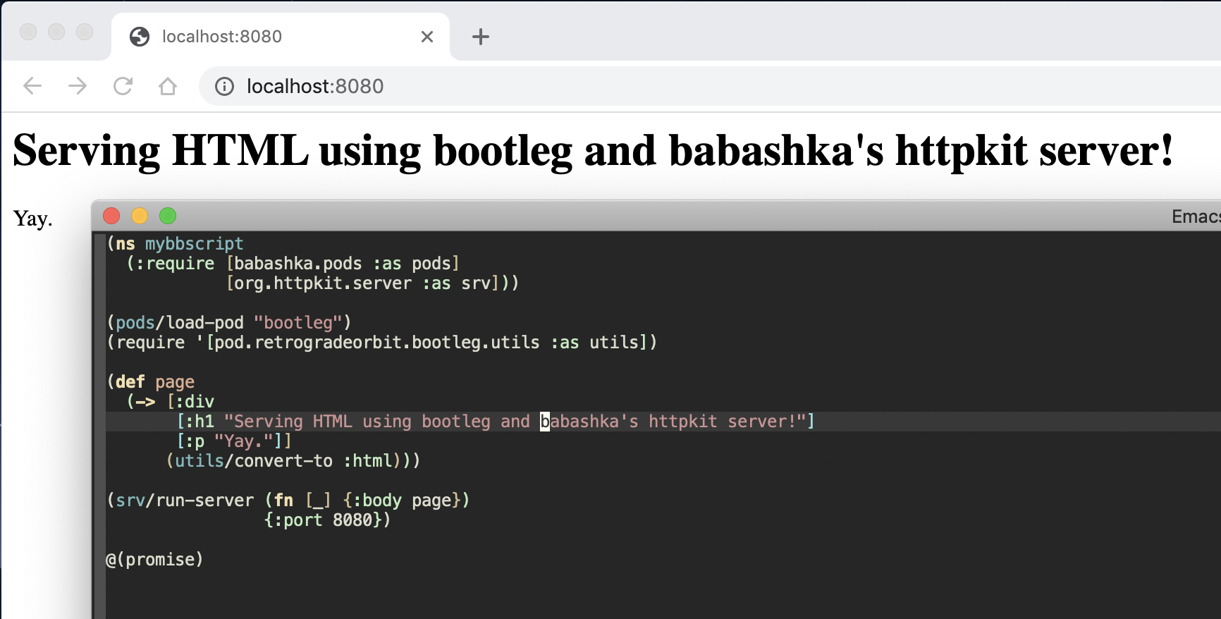 Consider adding http-kit server · Issue #556 · babashka/babashka · GitHub