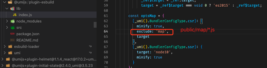 [Bug] build时,public里的内容被esbuild处理报错 · Issue #8158 · umijs/umi · GitHub