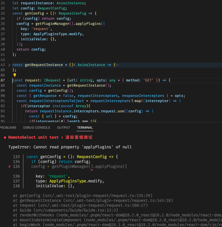 [Bug] Jest 测试的组件从umi中引用request导致关联umi入口 · Issue #9270 · umijs/umi · GitHub