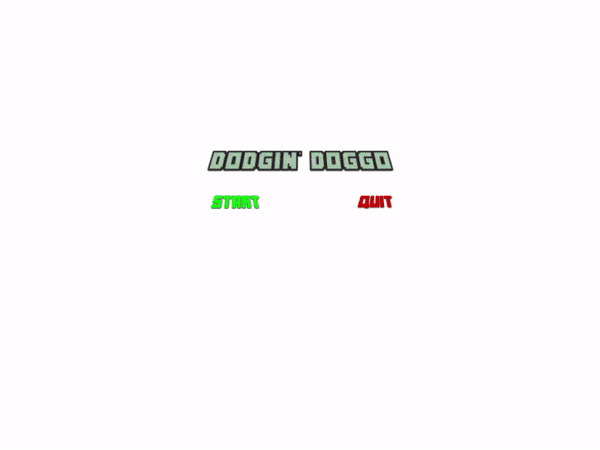 GitHub - Pudkip/DodginDoggo: Dodge falling objects game made using pygame