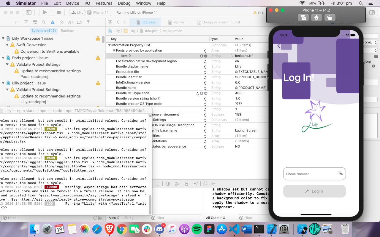 Unrecognized font family 'Ionicons' · Issue #1238 · oblador/react-native-vector-icons · GitHub