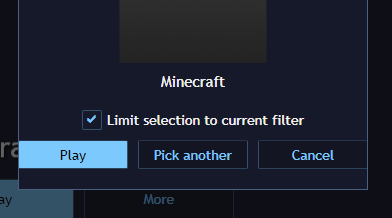 Add possibilty to close Random Game Selection with Keyboard · Issue ...