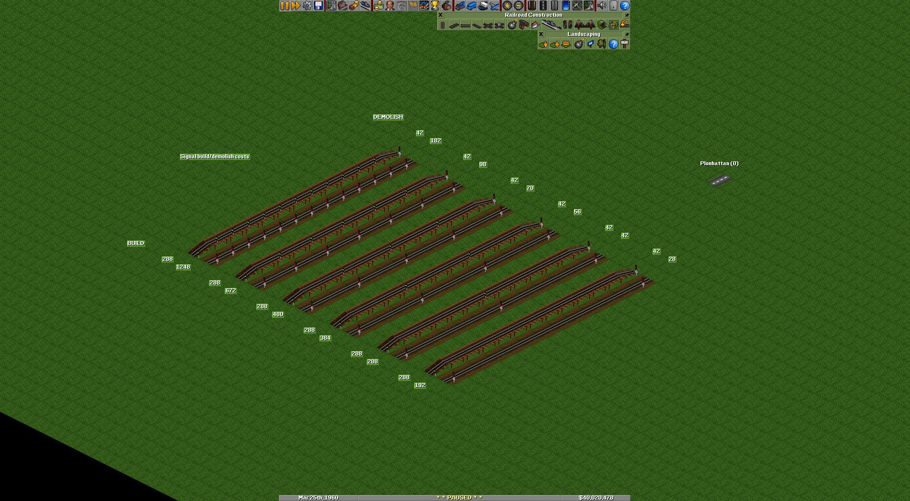 [Bug]: Cost of building/demolishing signals on bridges/tunnels · Issue #458 · JGRennison/OpenTTD ...