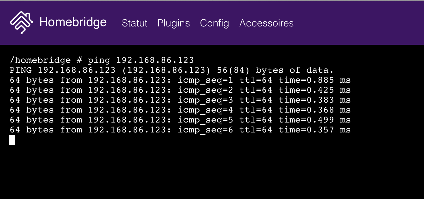 The Ping function on IP address · Issue #1436 · homebridge/homebridge ...
