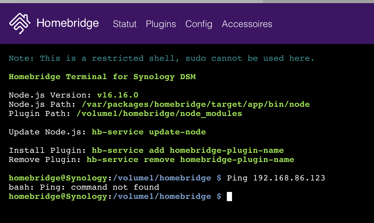 The Ping function on IP address · Issue #3273 · homebridge/homebridge · GitHub