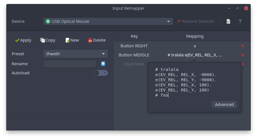 Macro editor · Issue #109 · sezanzeb/input-remapper · GitHub