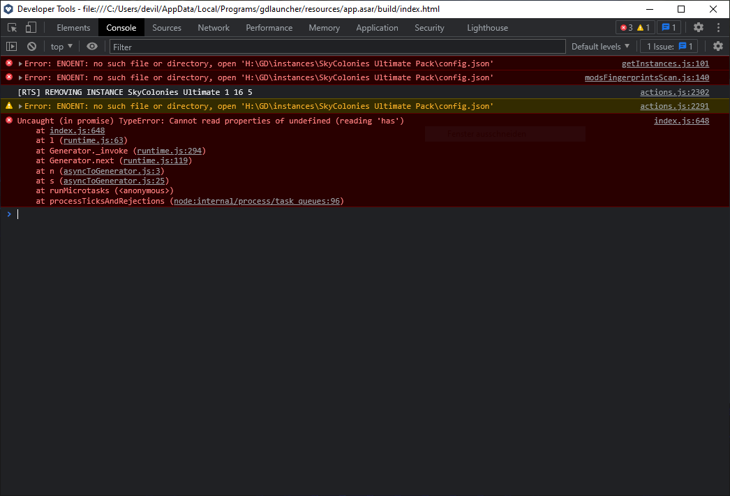 Patching Forge Error · Issue #1172 · gorilla-devs/GDLauncher · GitHub