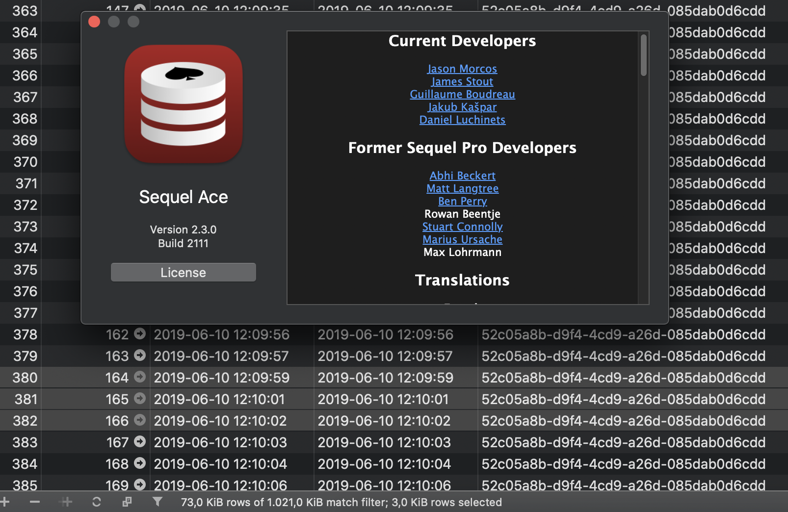 Row count shown as Kib · Issue #504 · Sequel-Ace/Sequel-Ace · GitHub