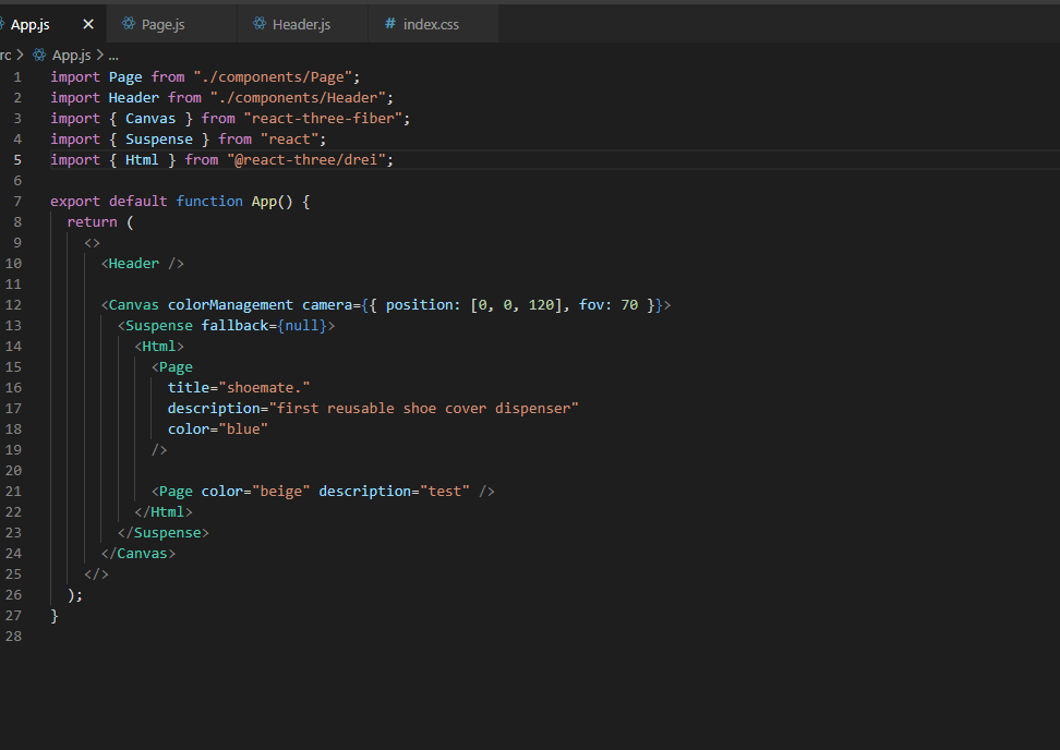 Uncaught R3F hooks can only be used within the Canvas component while using tag · Issue #364 ...
