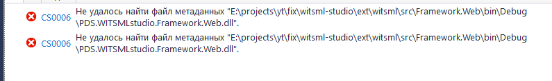 return missing Framework.Web project dependency to PDS.WITSMLstudio.Desktop.sln by meTur4ik ...