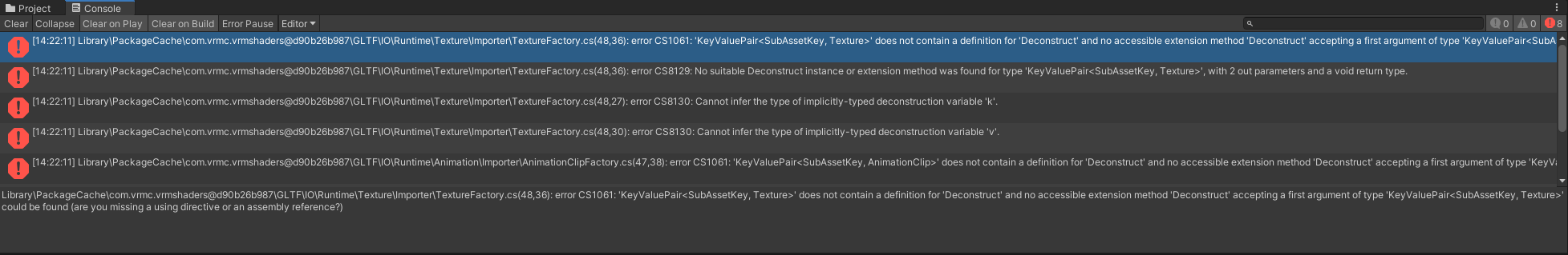Issue With Unity 2019 4 31f1 And Unity 2020 3 1f1 · Issue 2149 · Vrm C Univrm · Github