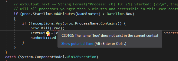 Kill all child processes of any process being targeted by Rewind ...