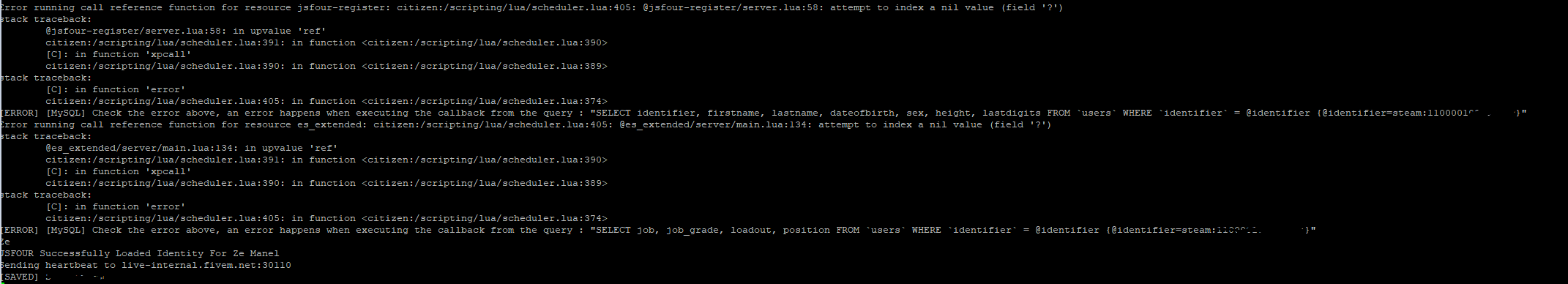 Constant DB error with Index Value · Issue #11 · jonassvensson4/jsfour-register · GitHub