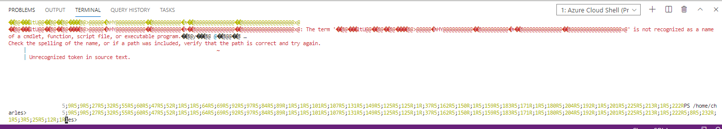 Cloud Shell (PowerShell) is broken · Issue #15441 · microsoft/azuredatastudio · GitHub