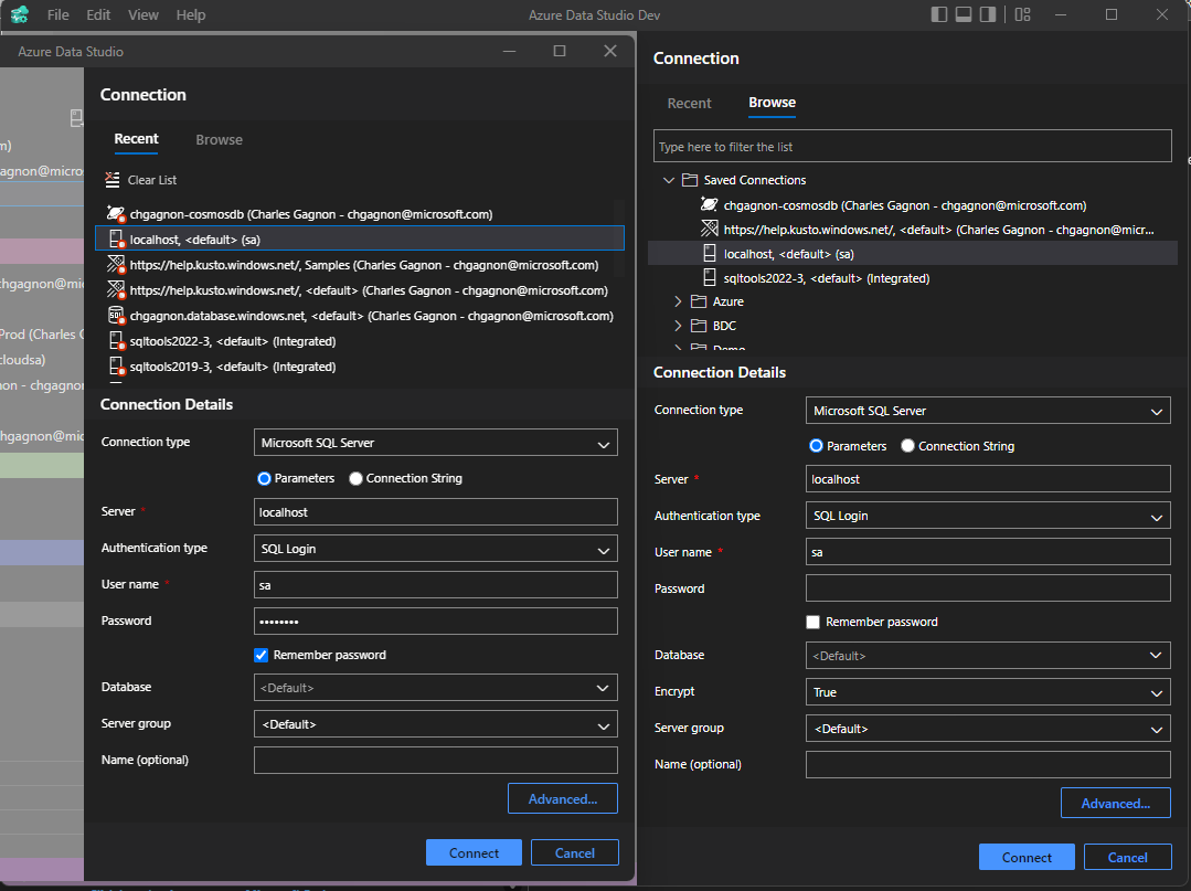 Saved passwords not being populated after Encrypt option change · Issue ...