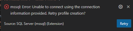Failed connection profile creation notification isn't very useful · Issue #17608 · microsoft ...