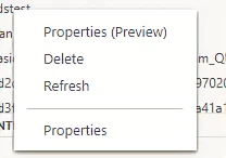 User Management Properties menu item should be at bottom of menus ...