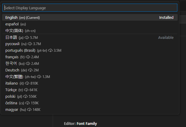 Additional Language support not easily discoverable · Issue #23388 · microsoft/azuredatastudio ...
