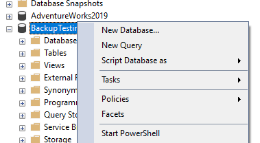 Missing "New Database" on DB nodes · Issue #23640 · microsoft/azuredatastudio · GitHub