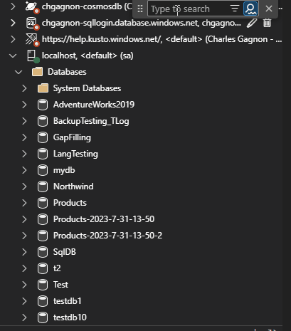 Built-in tree filtering no longer working for Object Explorer · Issue #24086 · microsoft ...