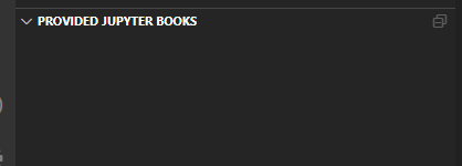 Provided Jupyter Books view doesn't do anything · Issue #24427 · microsoft/azuredatastudio · GitHub