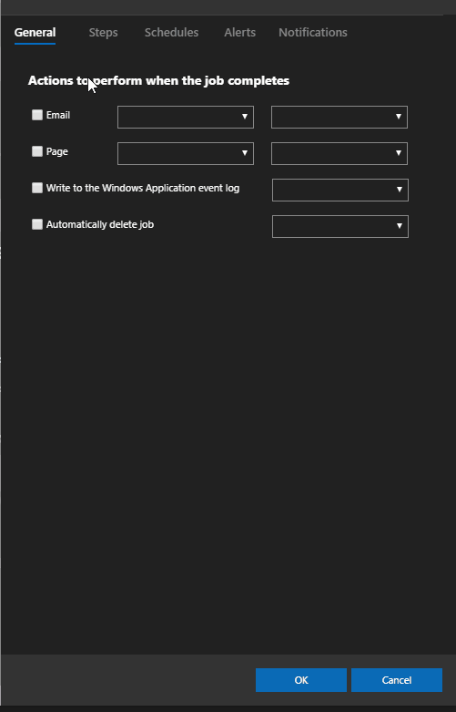 Edit Job Page Broken · Issue #6265 · microsoft/azuredatastudio · GitHub