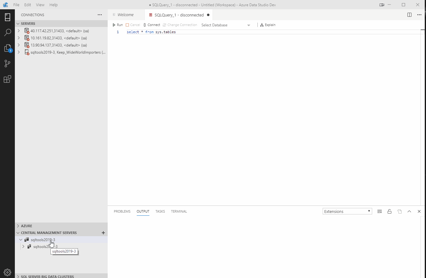 CMS doesn't list/add servers · Issue #6500 · microsoft/azuredatastudio · GitHub