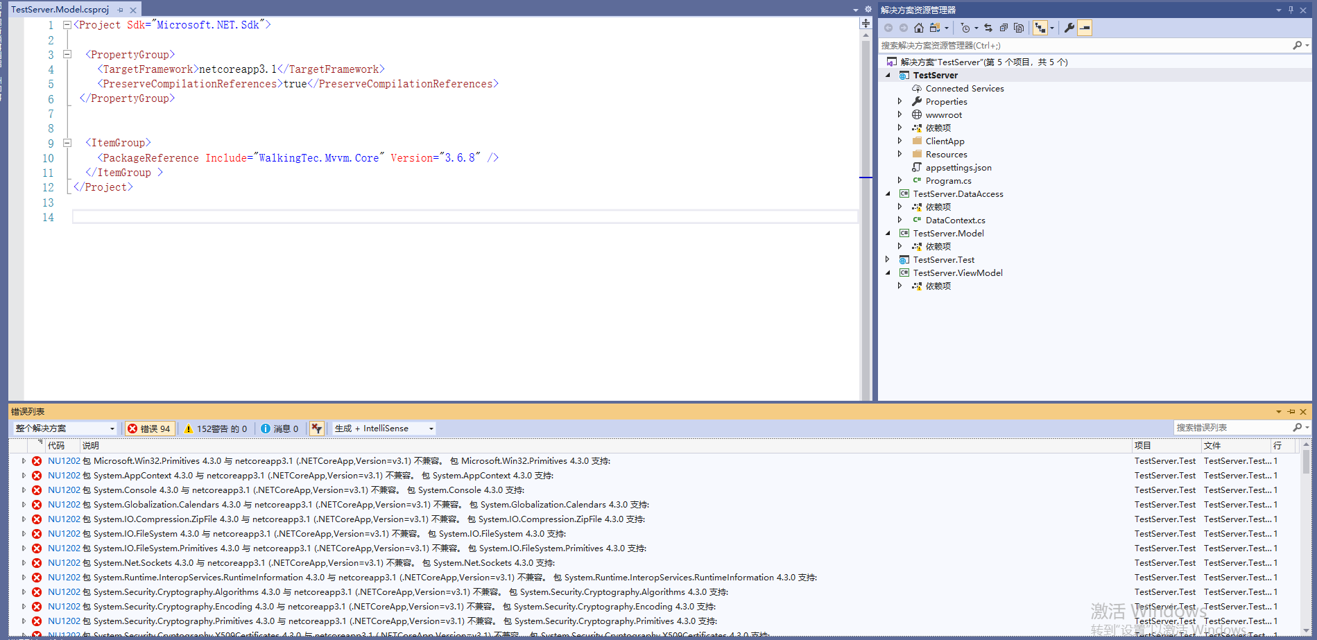 官网创建工程出现问题 · Issue #403 · dotnetcore/WTM · GitHub