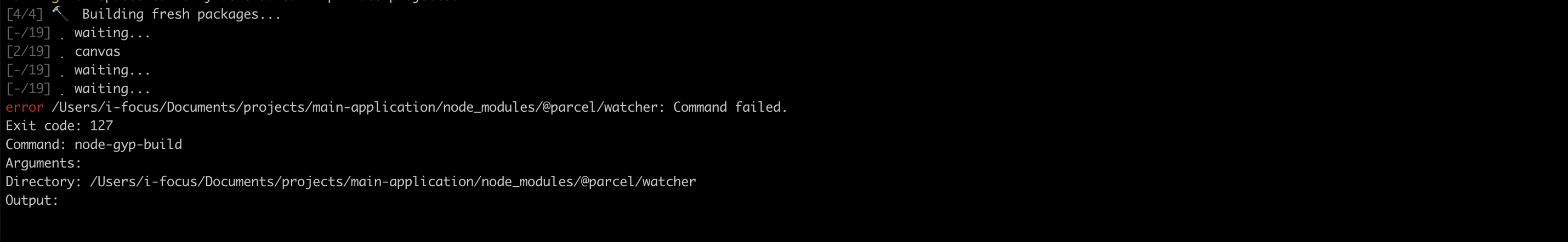 @parcel/watch install failed on arm64 docker image (node:16-bullseye) · Issue #6880 · parcel ...