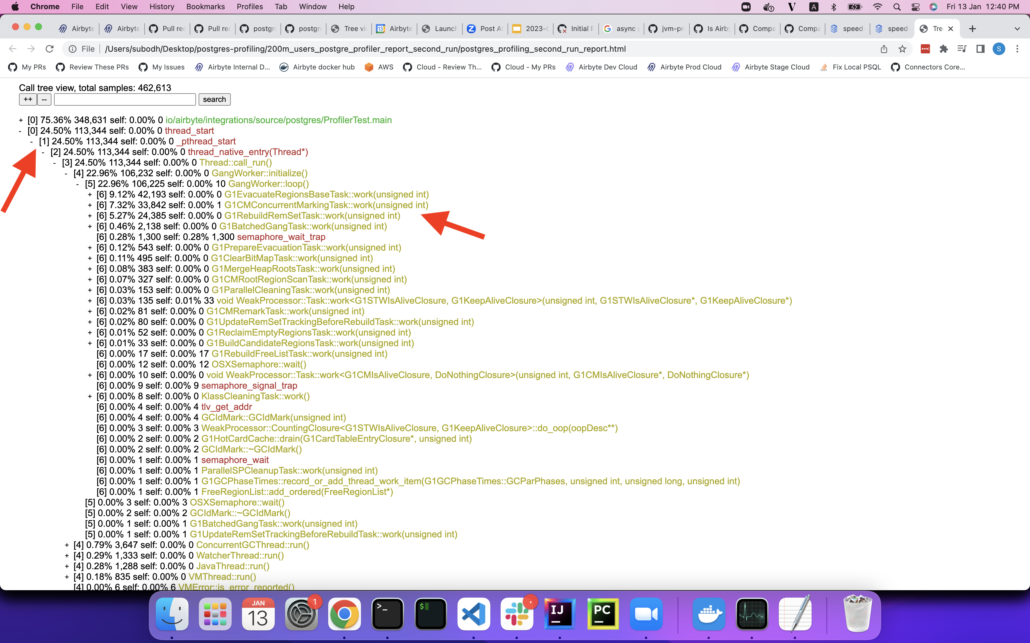 Profile Postgres Source Connector · Issue #20424 · airbytehq/airbyte · GitHub