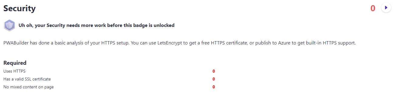HTTPS is not recognized. · Issue #2496 · pwa-builder/PWABuilder · GitHub