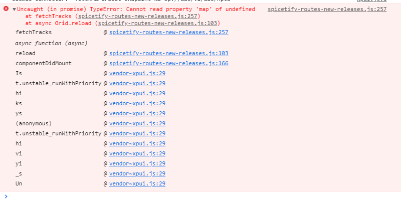 New Releases Tab Loads Continuously · Issue #832 · spicetify/cli · GitHub