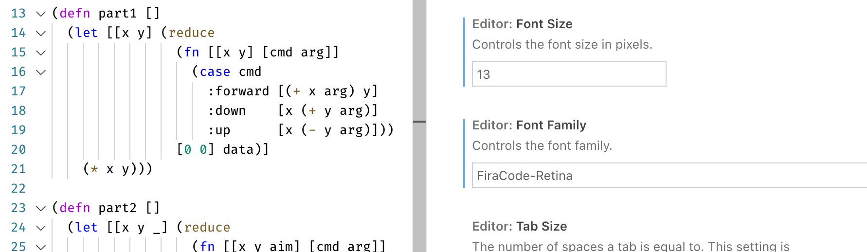 Missing release note: Retina weight removed from FiraCode-VF.ttf ...