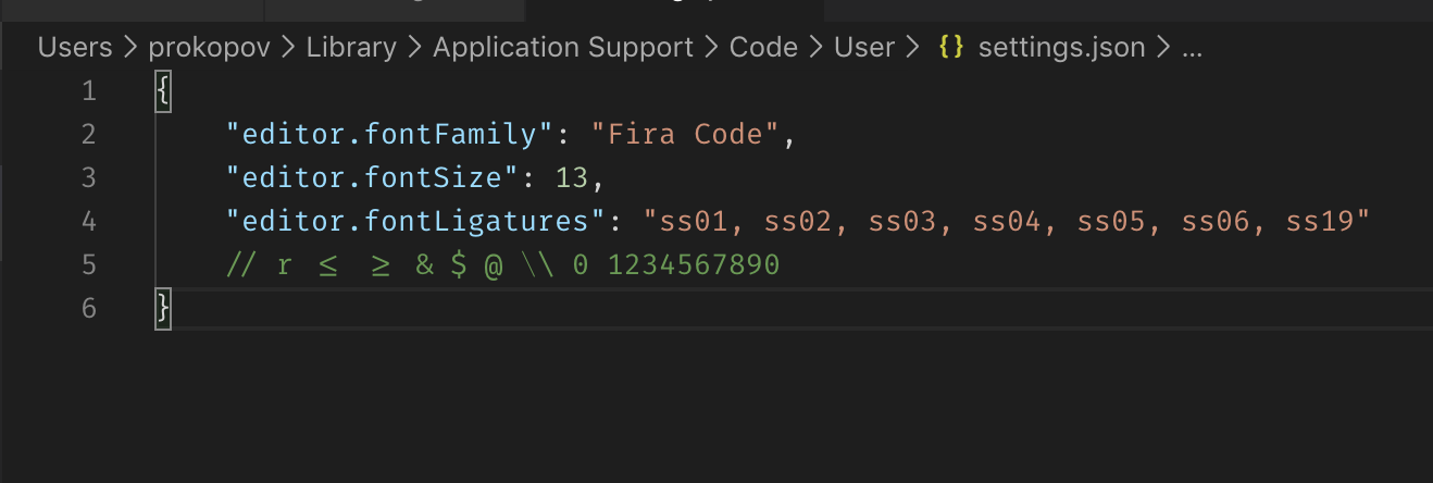 Stylistics sets not working properly in Visual Studio Code · Issue #892 ...
