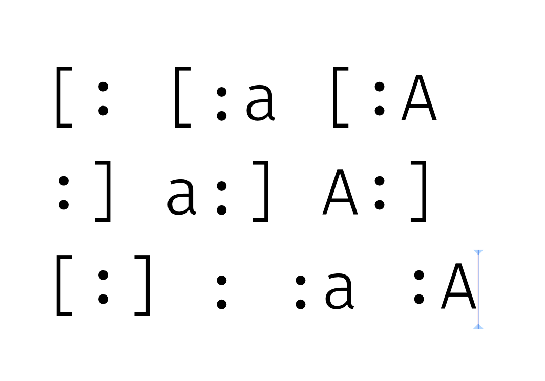 Make [: and :] independent ligatures · Issue #906 · tonsky/FiraCode · GitHub