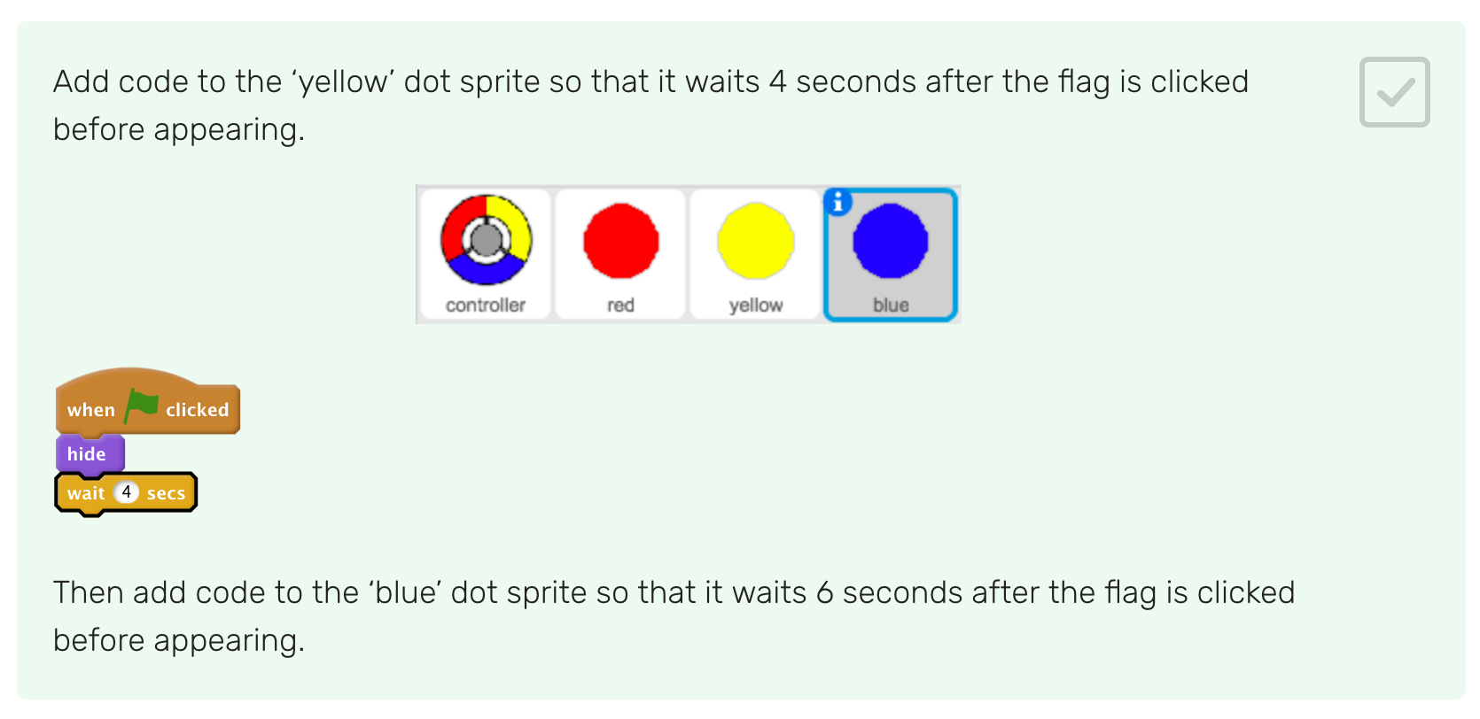 2 minor suggestions · Issue #5 · raspberrypilearning/catch-the-dots-scratch2 · GitHub