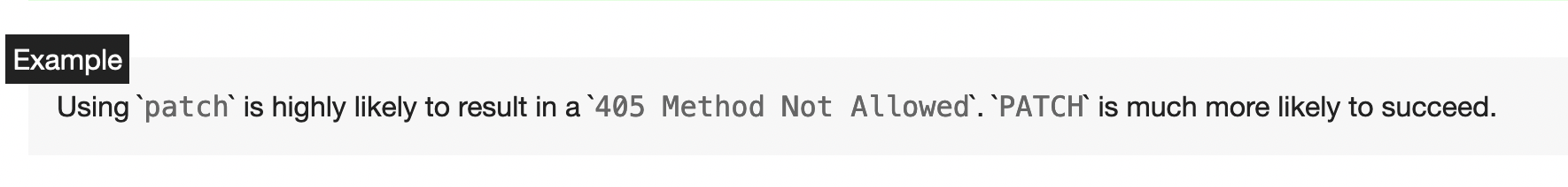 "Invalid HTTP method string" error if 'patch' method value is lowercase · Issue #307 ...
