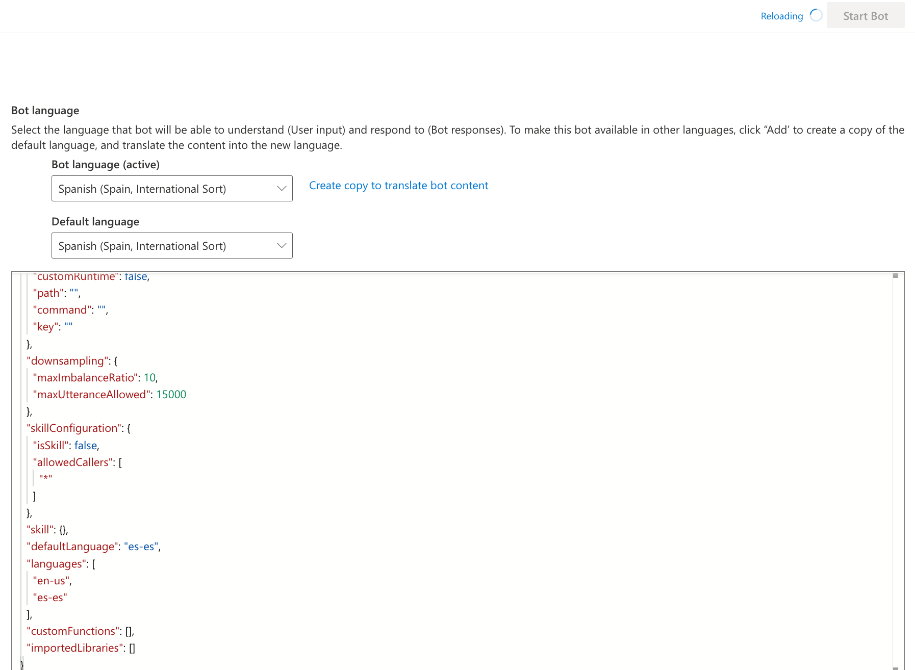How to configure Composer to publish LUIS recognizer in Spanish · Issue #5038 · microsoft ...
