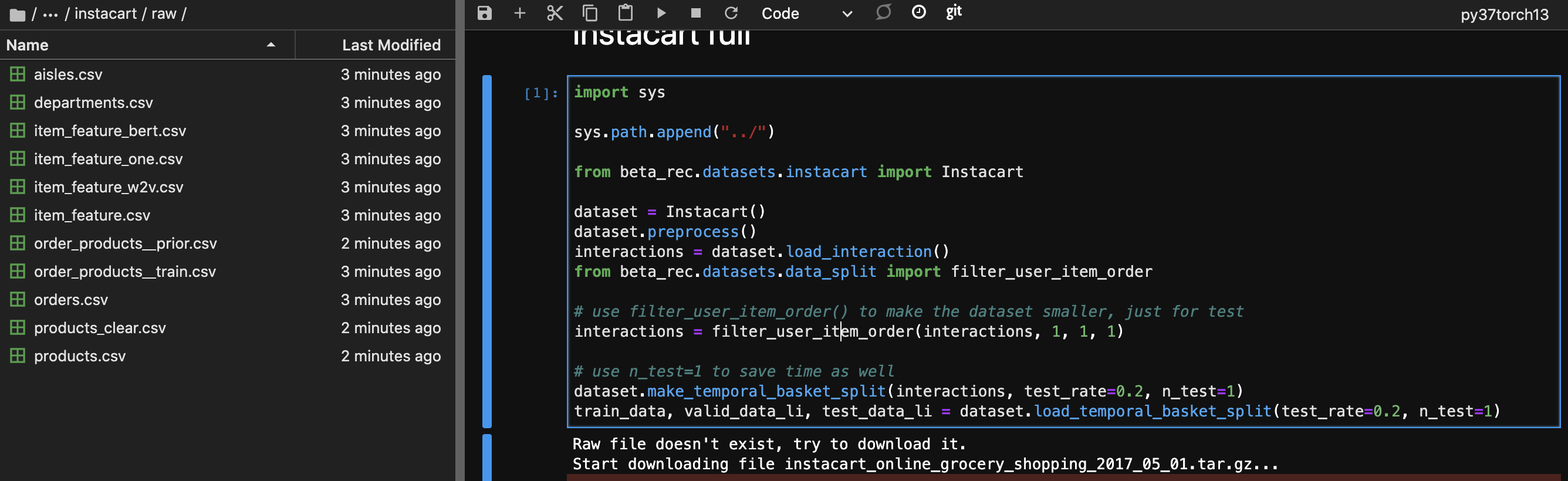 many dataset class have bugs · Issue #101 · beta-team/beta-recsys · GitHub