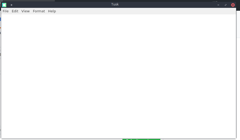 White, empty interface · Issue #81 · klaudiosinani/tusk · GitHub