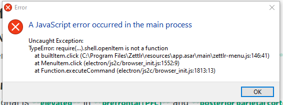 [BUG] import dictionary gives an error · Issue #961 · Zettlr/Zettlr · GitHub