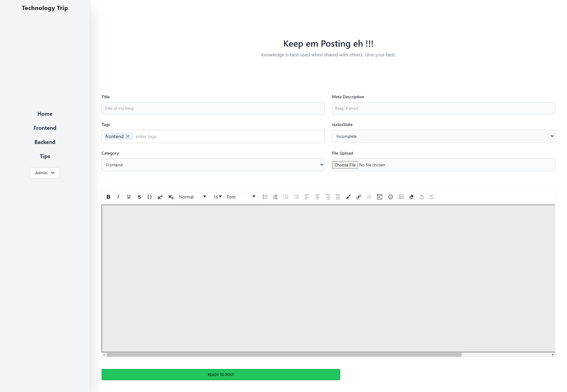 GitHub - Parvez1993/NextBlog: Next blog site with tailwind, mongodb and cloudinary