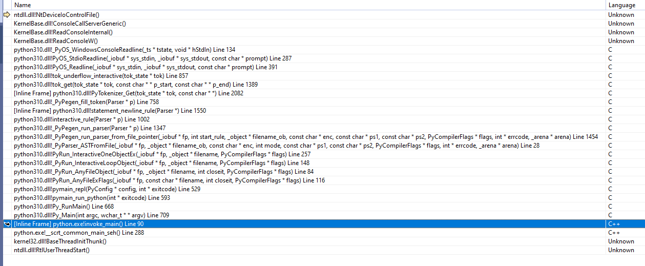 Python debugger does not work when native debugging is enabled · Issue #7063 · microsoft/PTVS ...