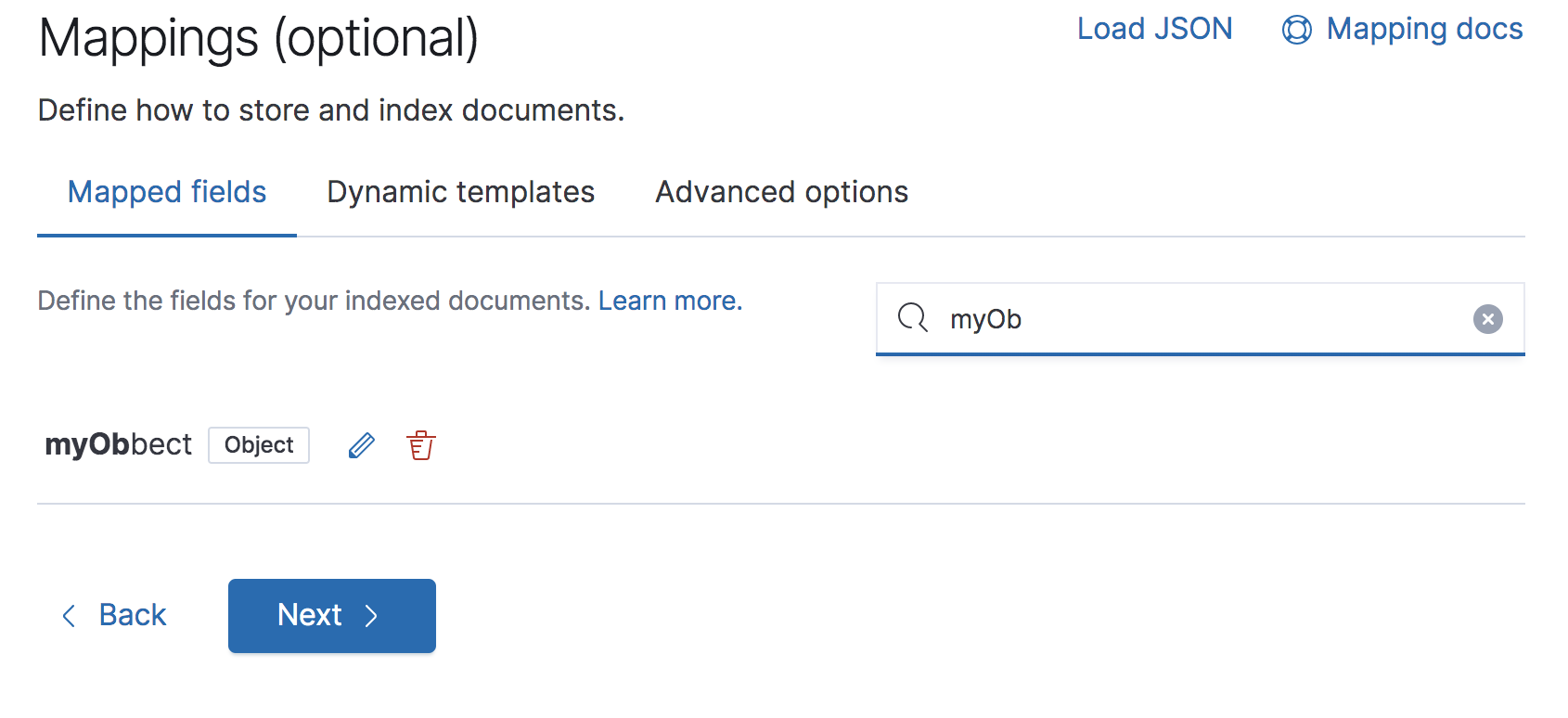 [Mappings editor] Text highlight in search result · Issue #55691 · elastic/kibana · GitHub