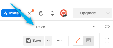 Please allow color-coding of the active Environment on the top right of ...