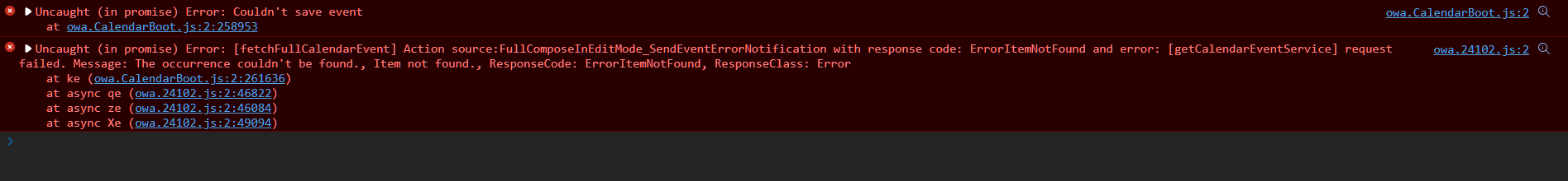 OWA - Edit this and all following throws unhandled error · Issue #2938 · OfficeDev/office-js ...