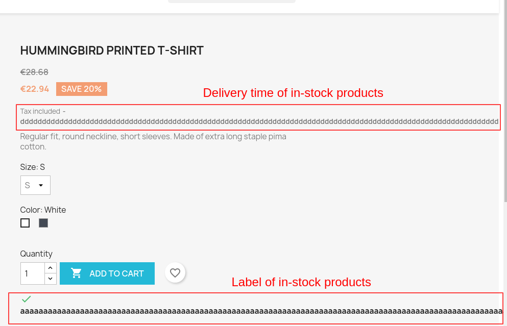 Bad display of label in stock / out of stock with too long characters ...