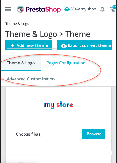Theme Customization module - Mobile - Disable mobile action is not working + bad display on tab ...